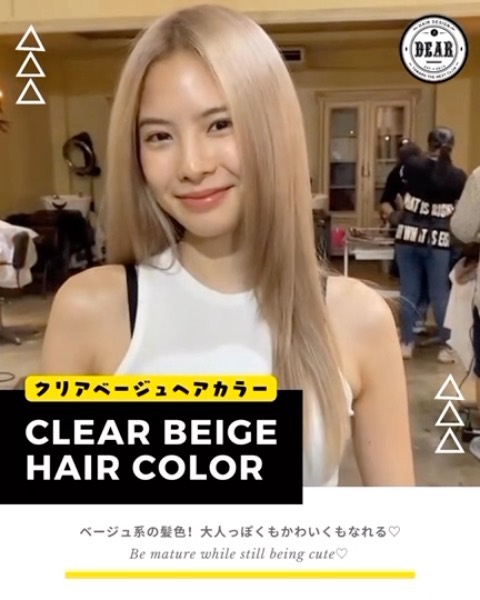 Clear Beige【DEAR Hair Design】｜Bangkok Beauty Salon Special Site ...