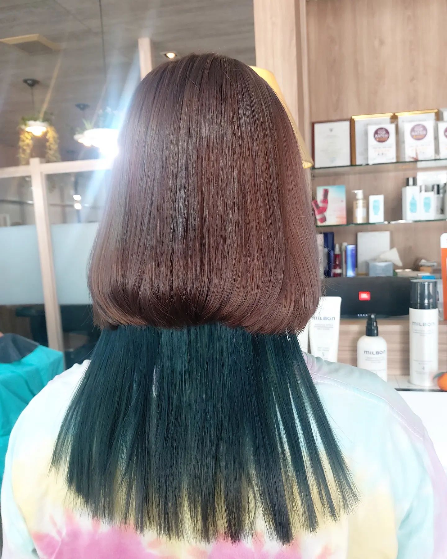 Cut + Bleach + Color + Olaplex + Treatment Milbon【SPA & HAIR LILAC ...