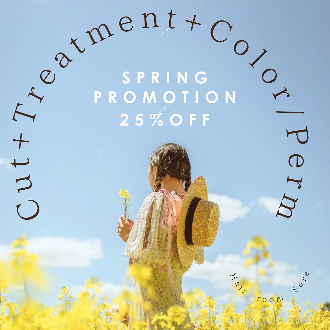 Spring Promotion【Hair Room Sora】｜Bangkok Beauty Salon Special Site ...
