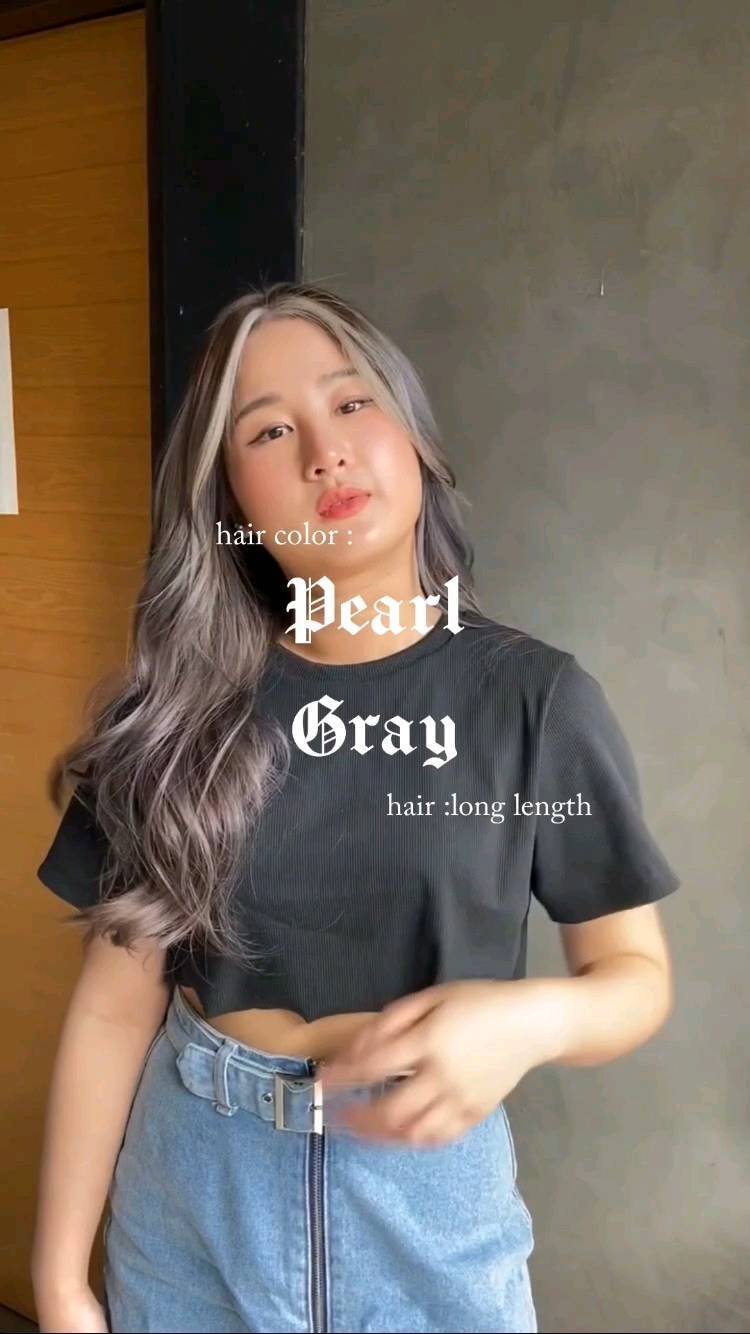 Pearl Gray 【BELL otonagami】｜เว็บไซต์รวมร้านทำผมในกรุงเทพฯ