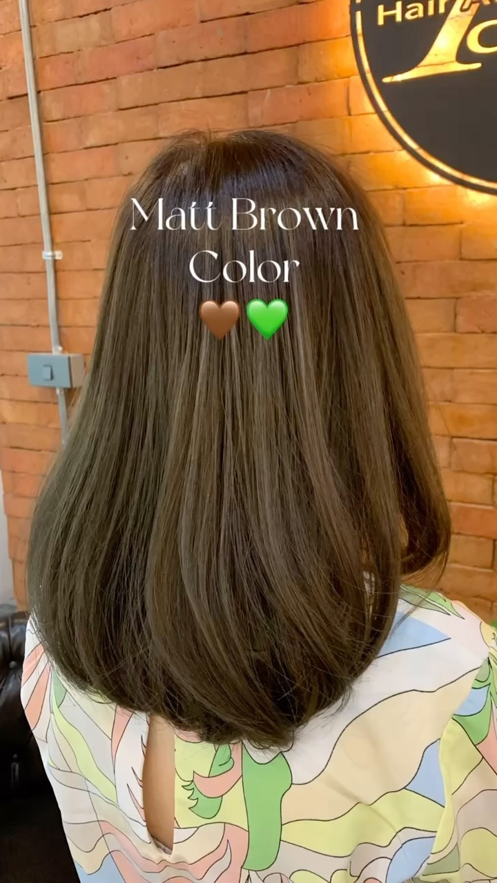 Matt Brown Color【Hair Atelier ADOR】｜เว็บไซต์รวมร้านทำผมในกรุงเทพฯ