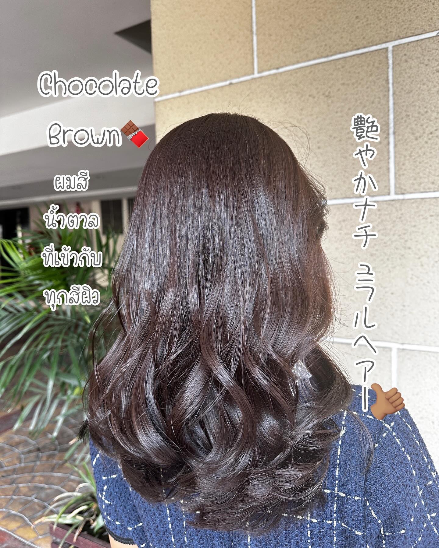 Chocolate Brown color【YAMS】｜เว็บไซต์รวมร้านทำผมในกรุงเทพฯ