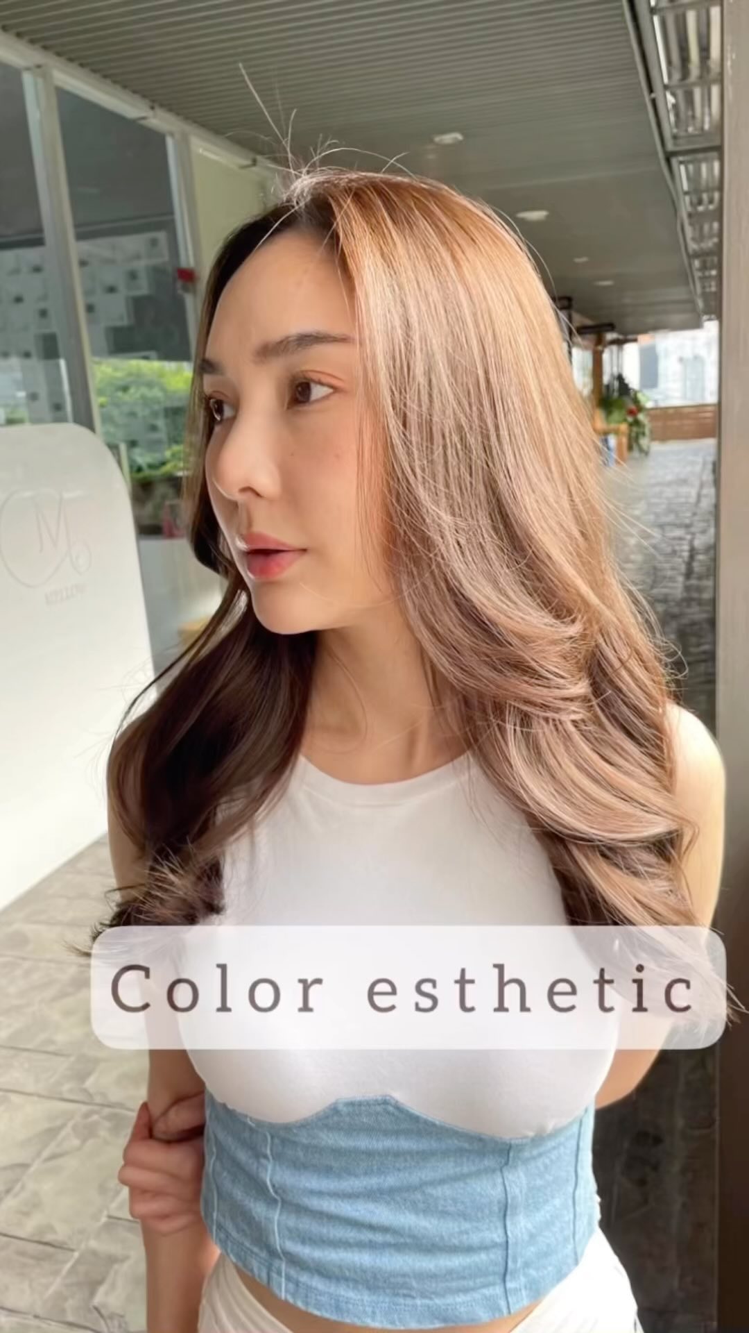 Natural Brown + Color esthetic【Cuu’s hair】｜バンコクの美容院専門サイト｜ビューティーバンコク