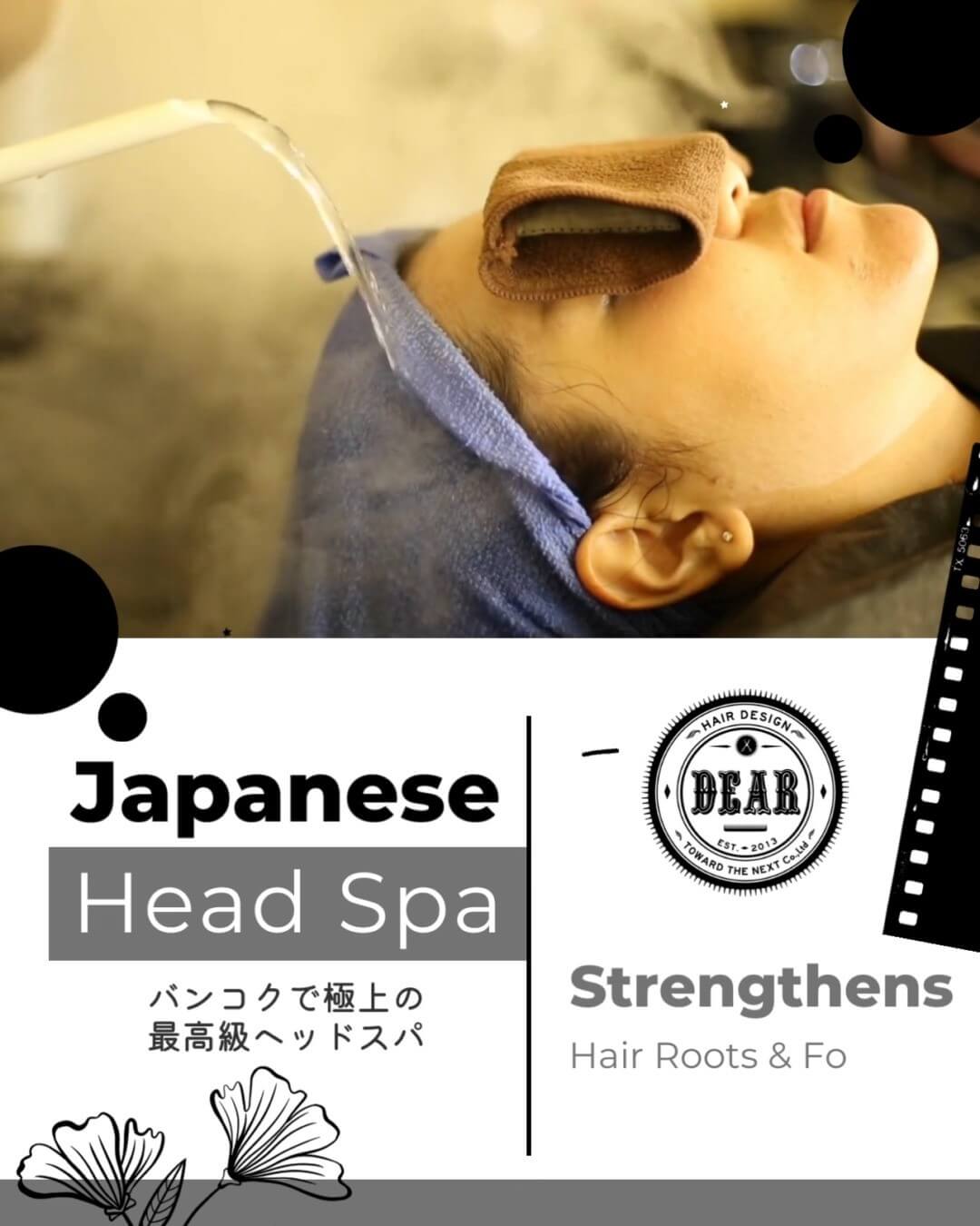 Best Healing Head Spa in Bangkok【DEAR Hair Design】｜バンコクの美容院専門サイト｜ビューティーバンコク
