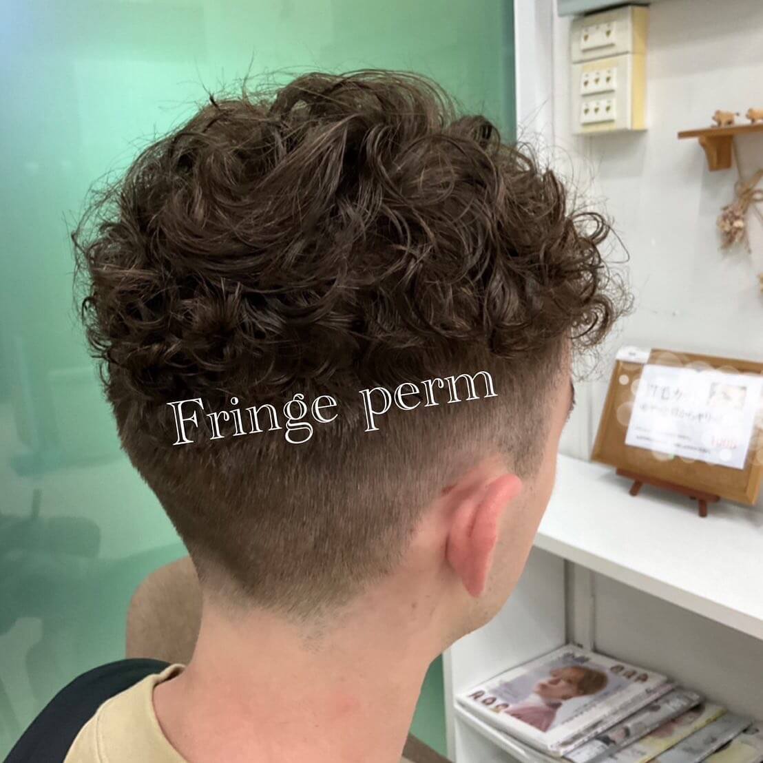 Men’s curly perm【Hair Room Sora】｜バンコクの美容院専門サイト｜ビューティーバンコク