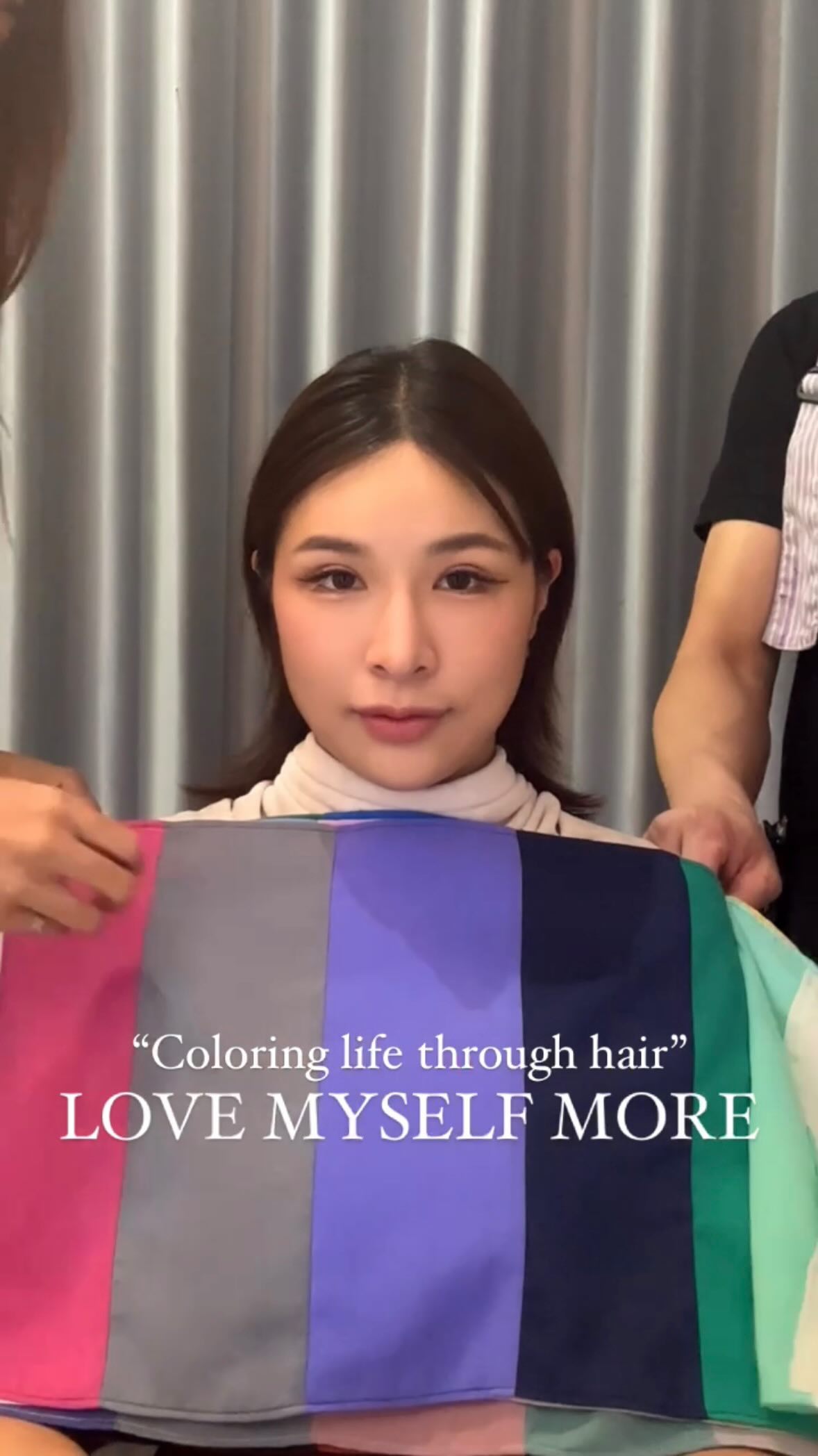 Personal Hair Color Tone Check【akiendo_hairsalon】｜バンコクの美容院専門サイト｜ビューティーバンコク